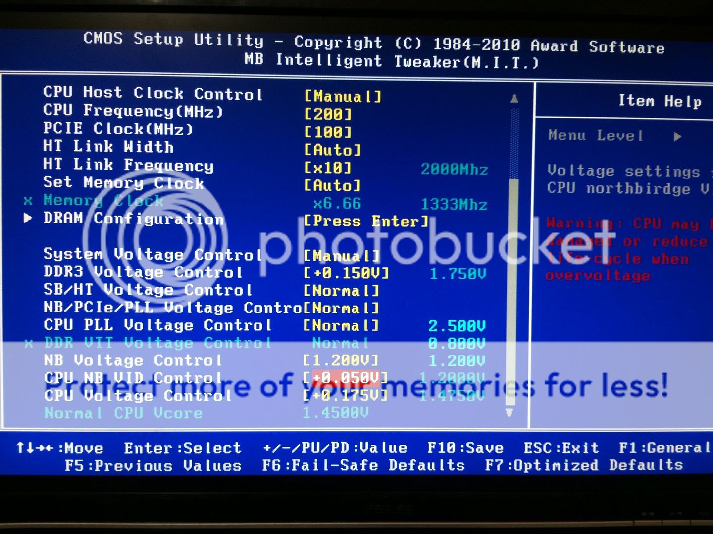 Should I have the CPU NB and CPU NB VID at the same voltage? | Overclock.net