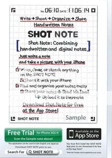 Shot Note (for iOS) | world of ice // gadgets